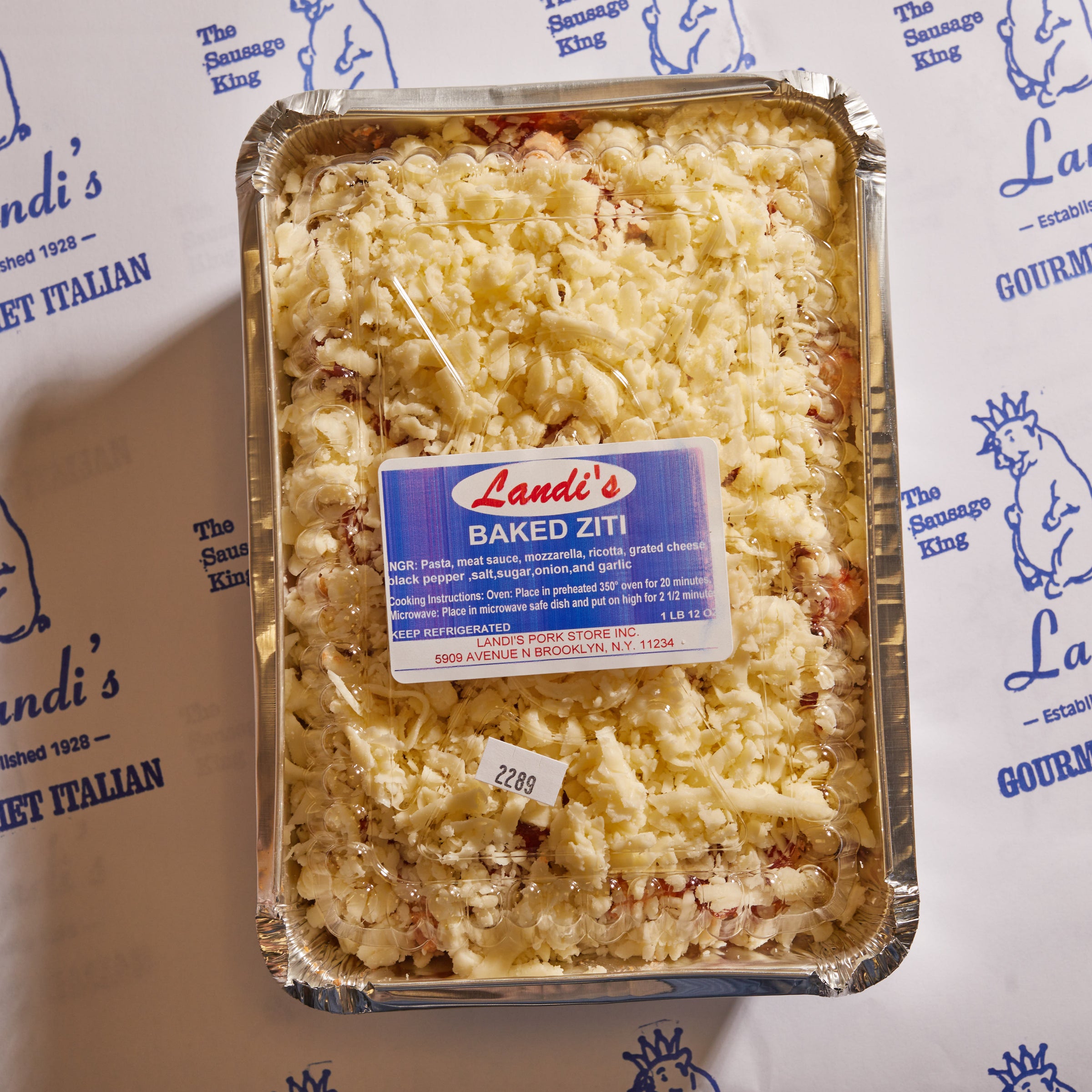 Gourmet Italian Entrees | Brooklyn Pork Store