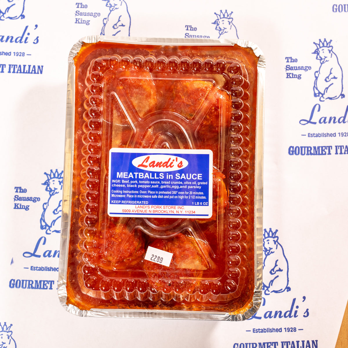Gourmet Italian Entrees | Brooklyn Pork Store